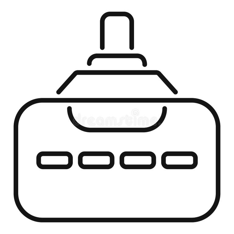 Remote Control with Buttons and Antenna for Television Stock Vector ...