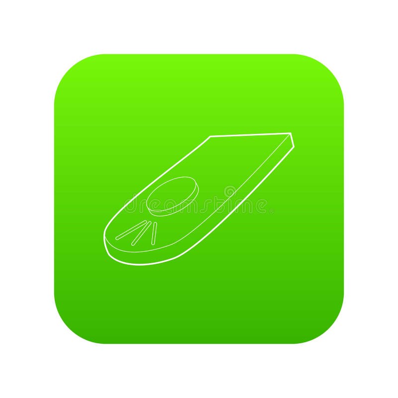 Remote Control for Camera Icon Green Vector Stock Vector - Illustration ...