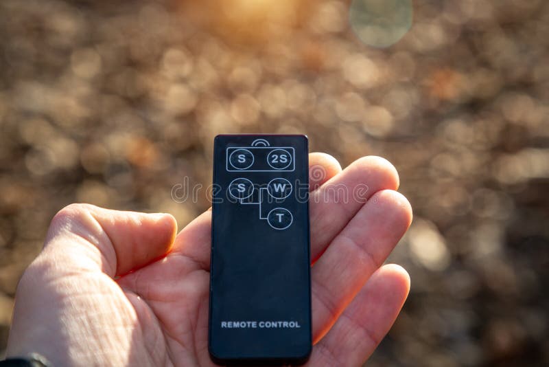 Remote Control Camera for Remote Shooting Outdoors Stock Illustration ...