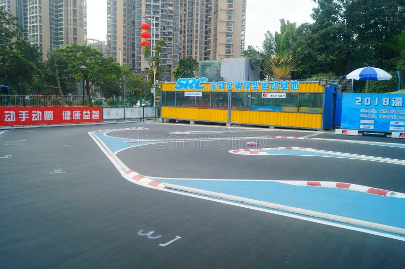Shenzhen, China: Remote Control Car Model Experience Field Editorial ...