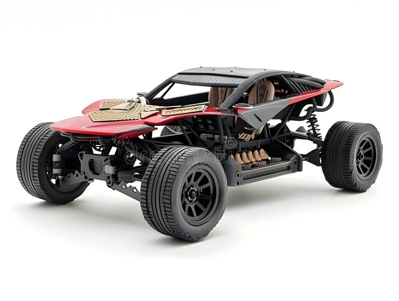 Remote Control Car on White Background Generative AI Stock Illustration ...