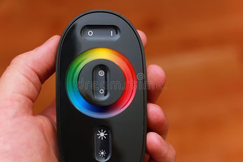 Remote Control for Change Colors Stock Photo - Image of device, philips ...
