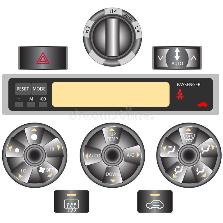 Car Climate Control Icons Stock Illustrations – 859 Car Climate Control ...