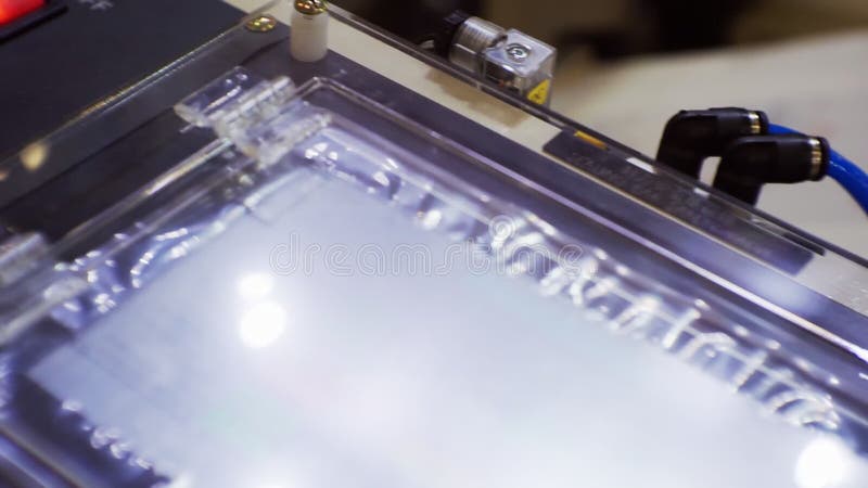 Remote Control of a CNC Machine Stock Video - Video of factory ...