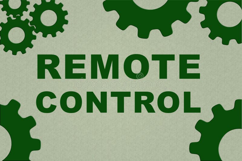 REMOTE CONTROL concept stock illustration. Illustration of equipment ...