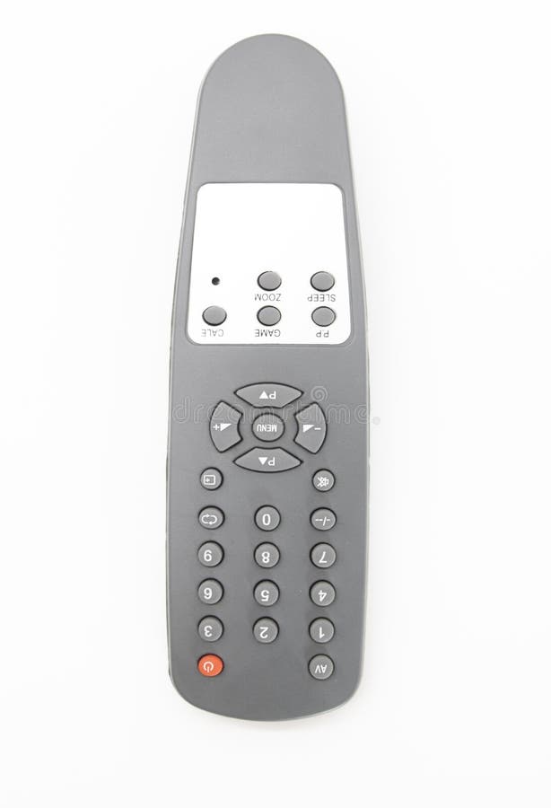 Remote Control for Controlling Tv, View from Above Stock Image - Image ...