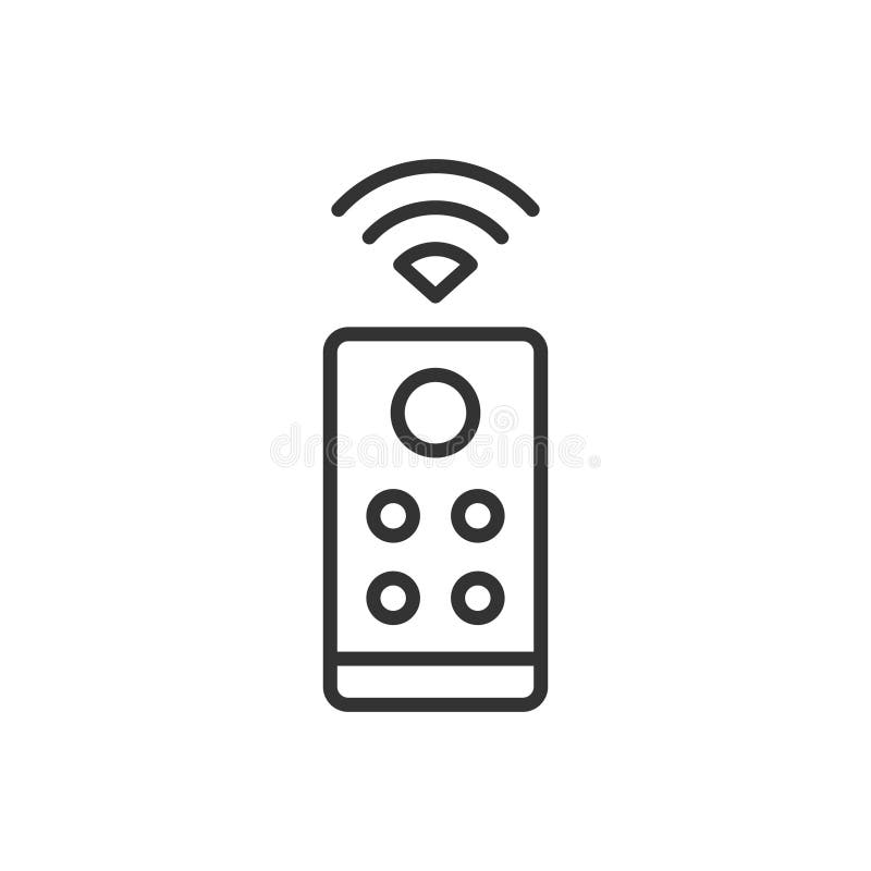 Remote Control Device icon stock illustration. Illustration of vector ...