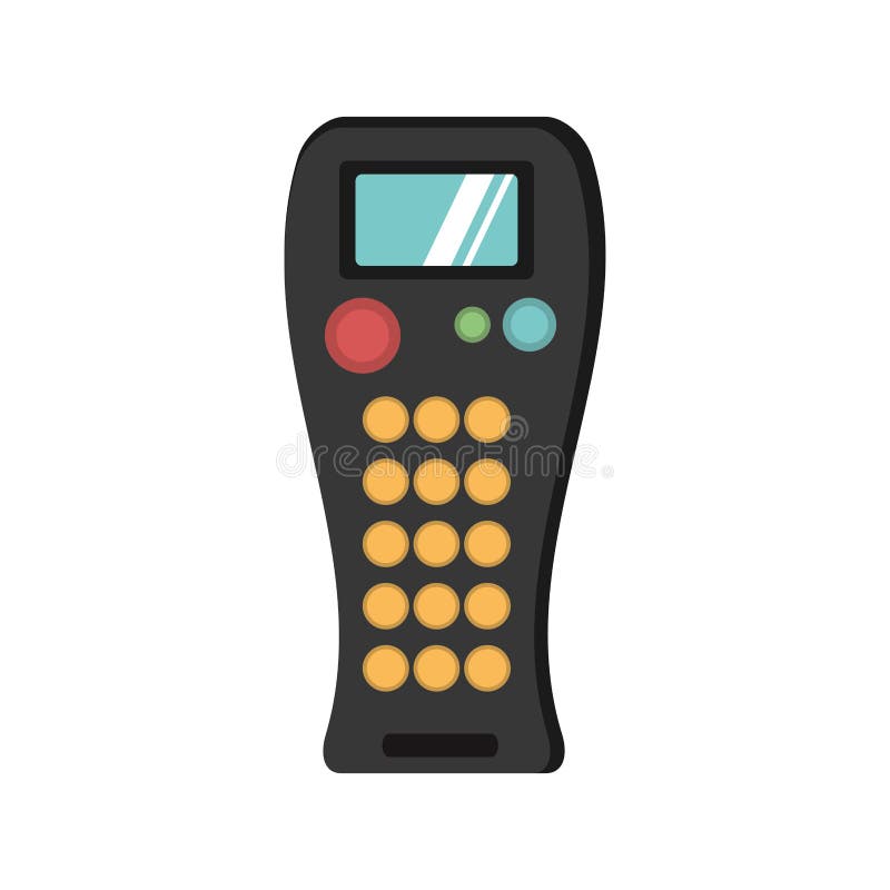 Remote Control Device Isolated Icon Stock Vector - Illustration of ...