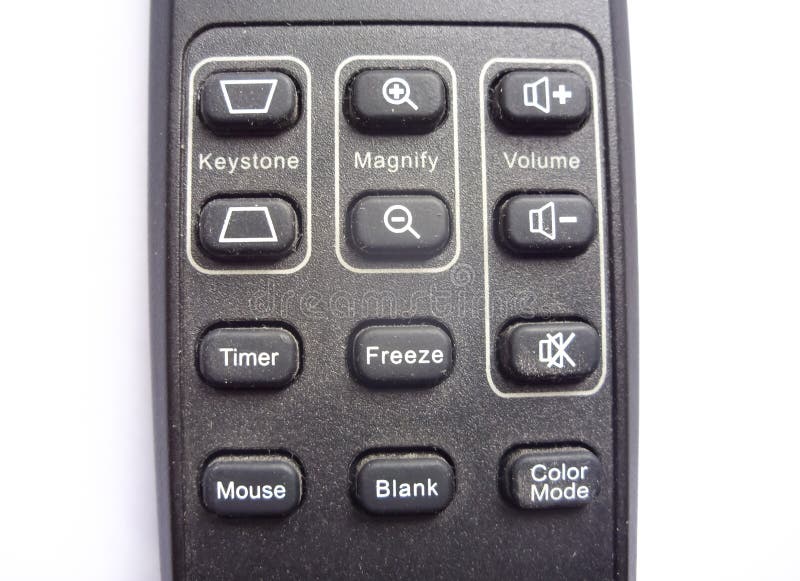 Remote Control Device for the Multimedia Device Stock Photo - Image of ...
