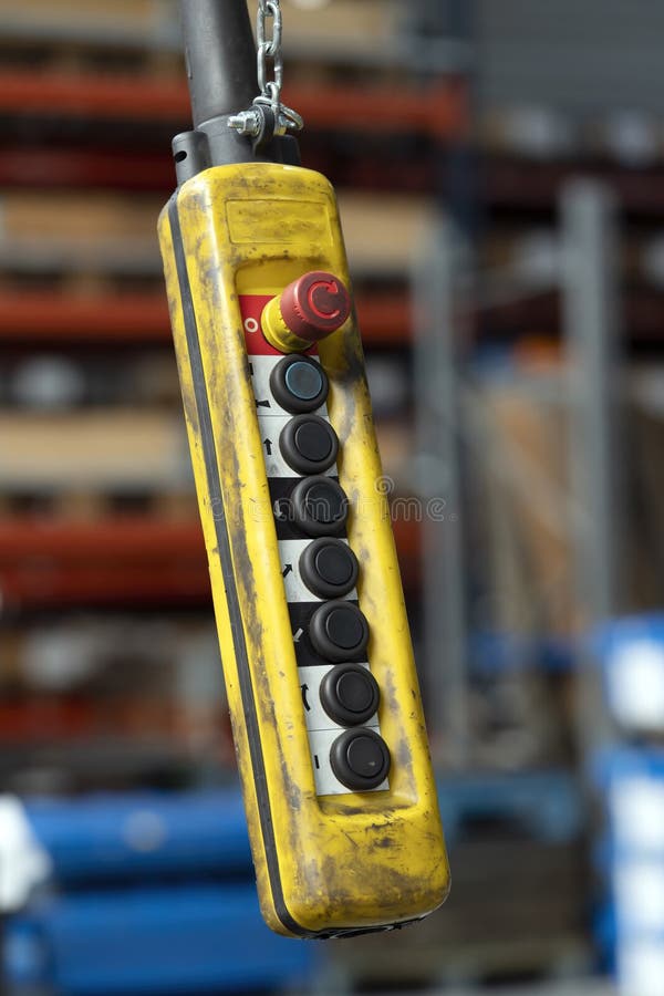Remote Control Driving in an Industrial Warehouse Stock Photo - Image ...