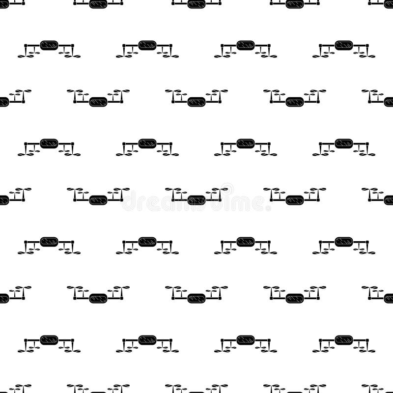 Remote Control Drone Pattern Seamless Vector Stock Vector ...