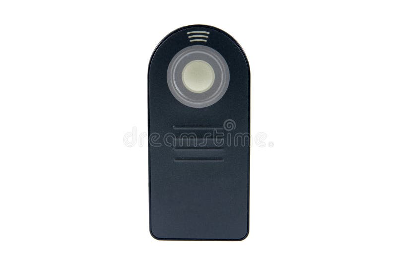 Remote Control for DSLR Camera Isolated on White Background Stock Photo ...