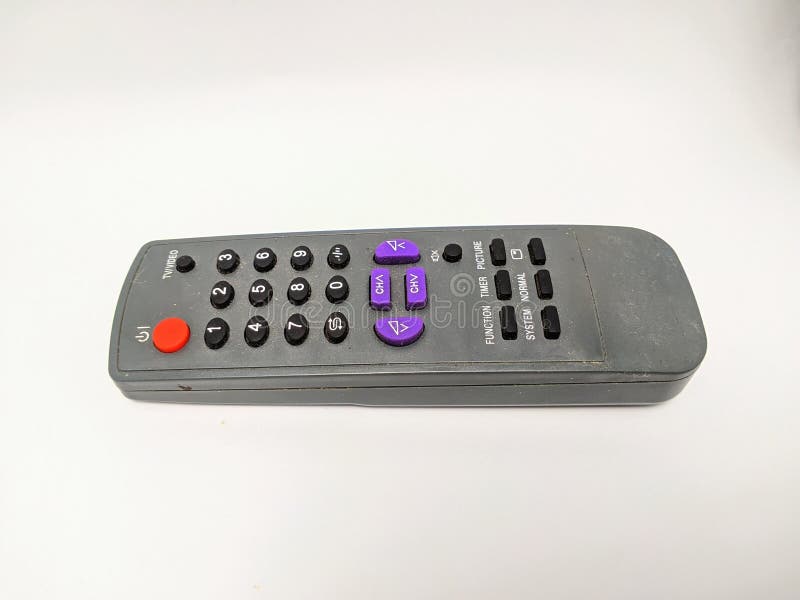 Remote Control of Electronic Devices Stock Image - Image of channels ...