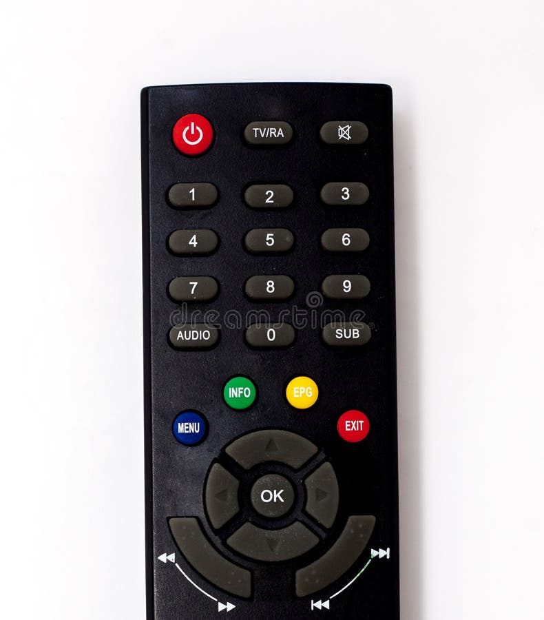 Remote Control for Equipment Stock Image - Image of electric, infrared ...