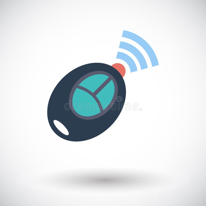 Remote control flat icon stock vector. Illustration of flat - 90296085