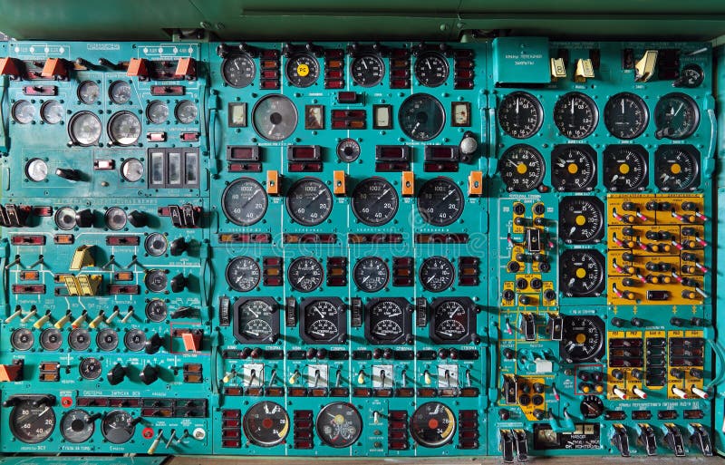 Old Vintage Antique Electronic Control Board Stock Image - Image of ...