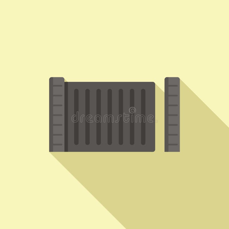 Remote Control Gate Icon Flat Vector. Door Security Stock Vector ...