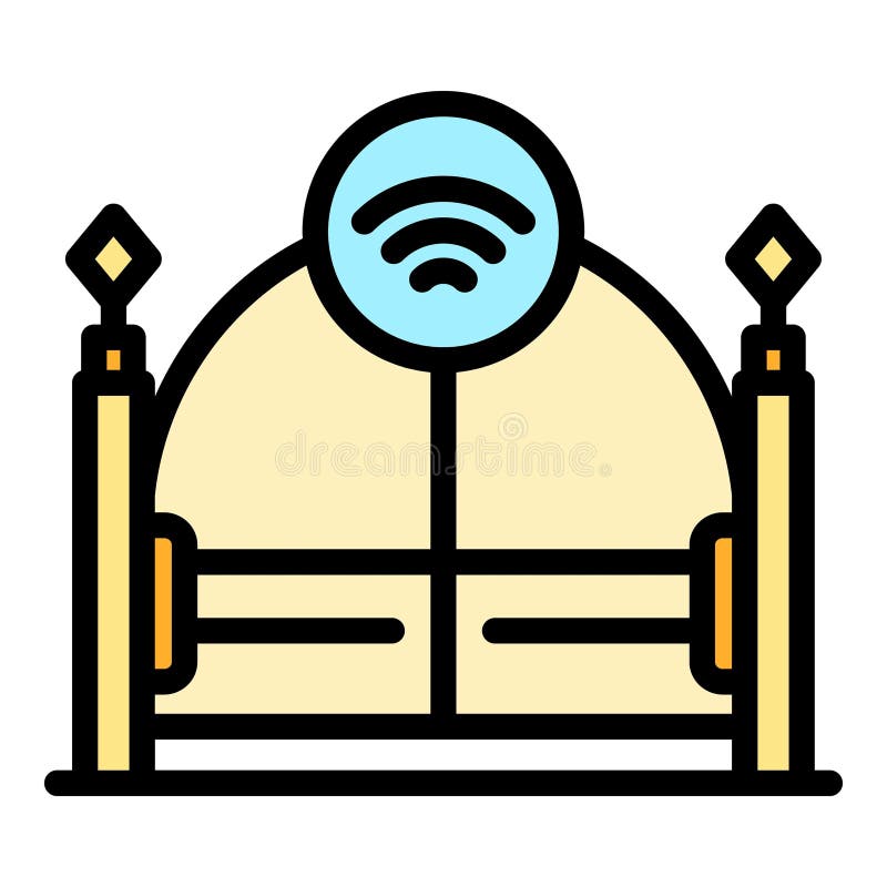 Remote Control Gate Icon Vector Flat Stock Vector - Illustration of ...