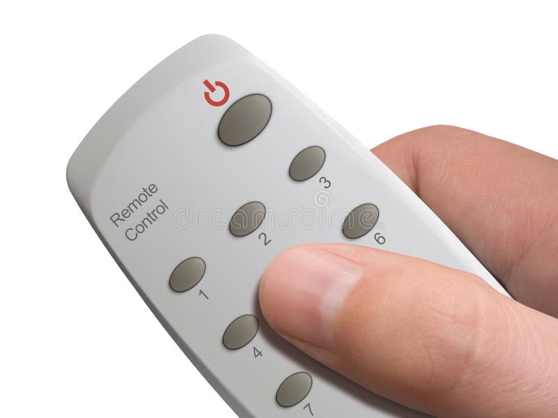 Remote control in hand stock photo. Image of pause, control - 1370640