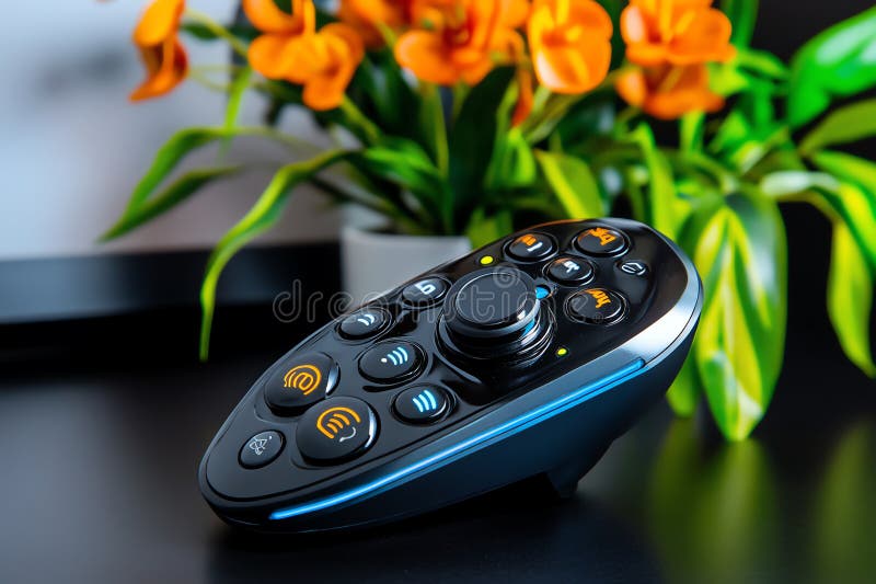 A Remote Control for a Home Security System, Featuring Buttons To Arm ...