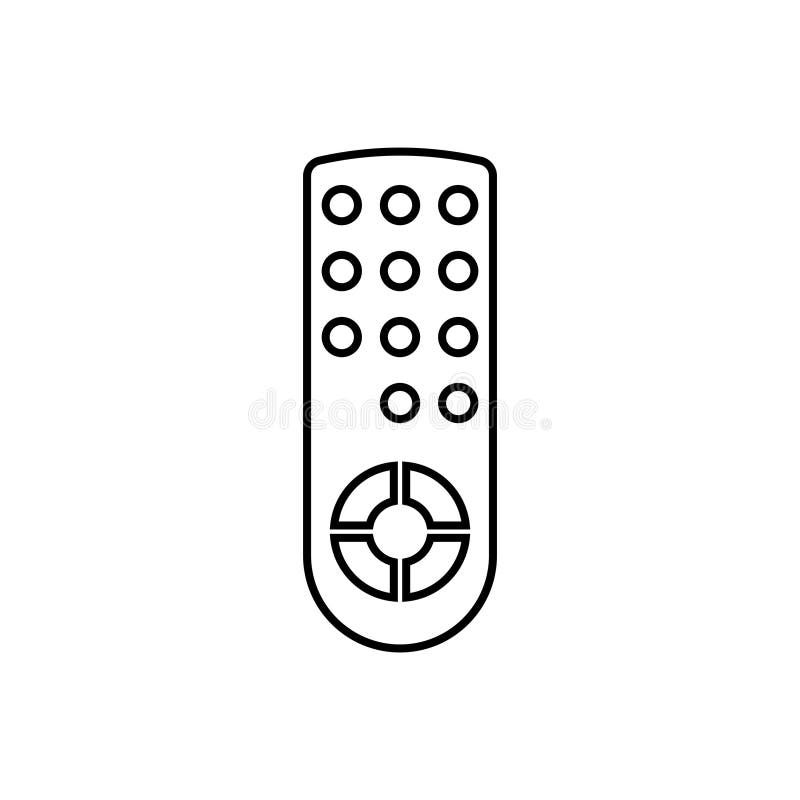 Remote control icon stock illustration. Illustration of electrical ...