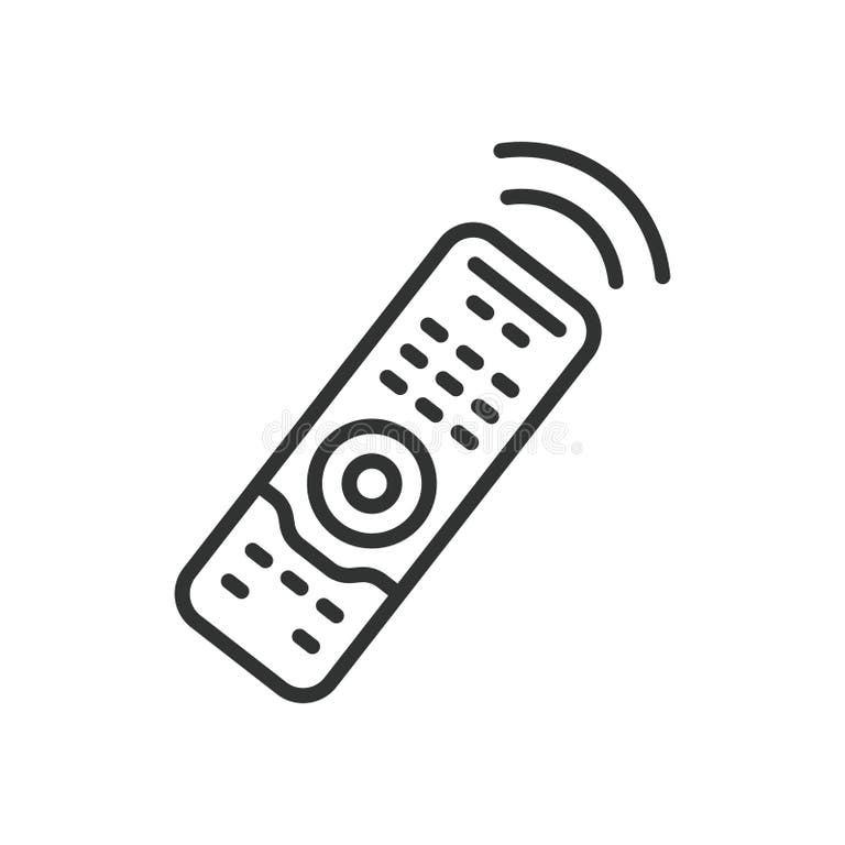 Remote Control, Icon in Line Design. Remote Control, Smart, Wireless ...