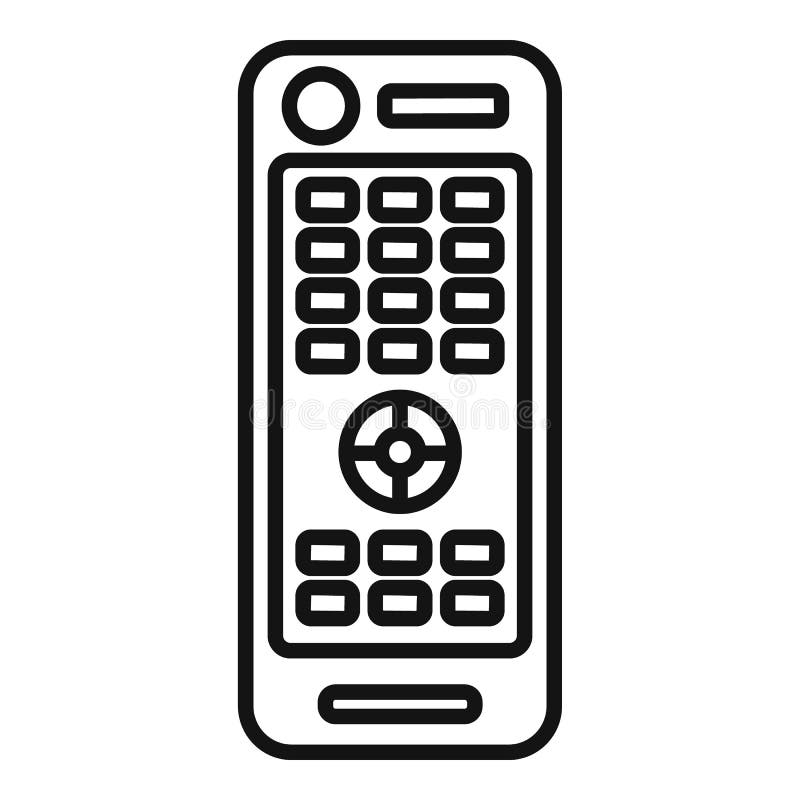 Remote Control Icon, Outline Style Stock Vector - Illustration of ...