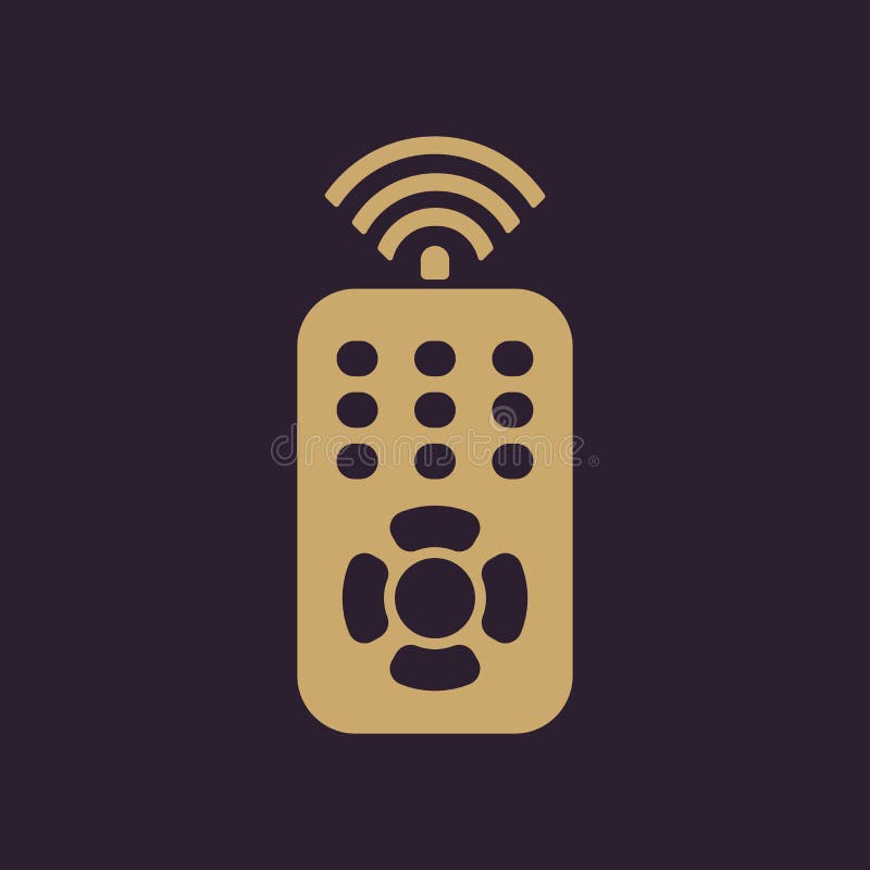 The Remote Control Icon. Remote Control Symbol Stock Illustration ...