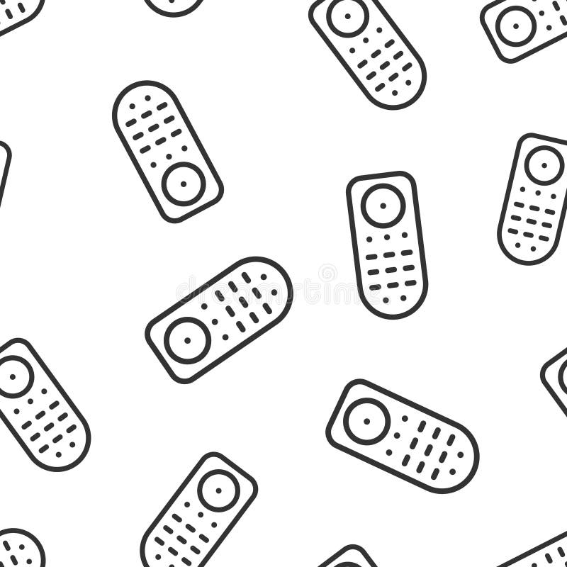 Remote Control Icon Seamless Pattern Background. Infrared Controller ...