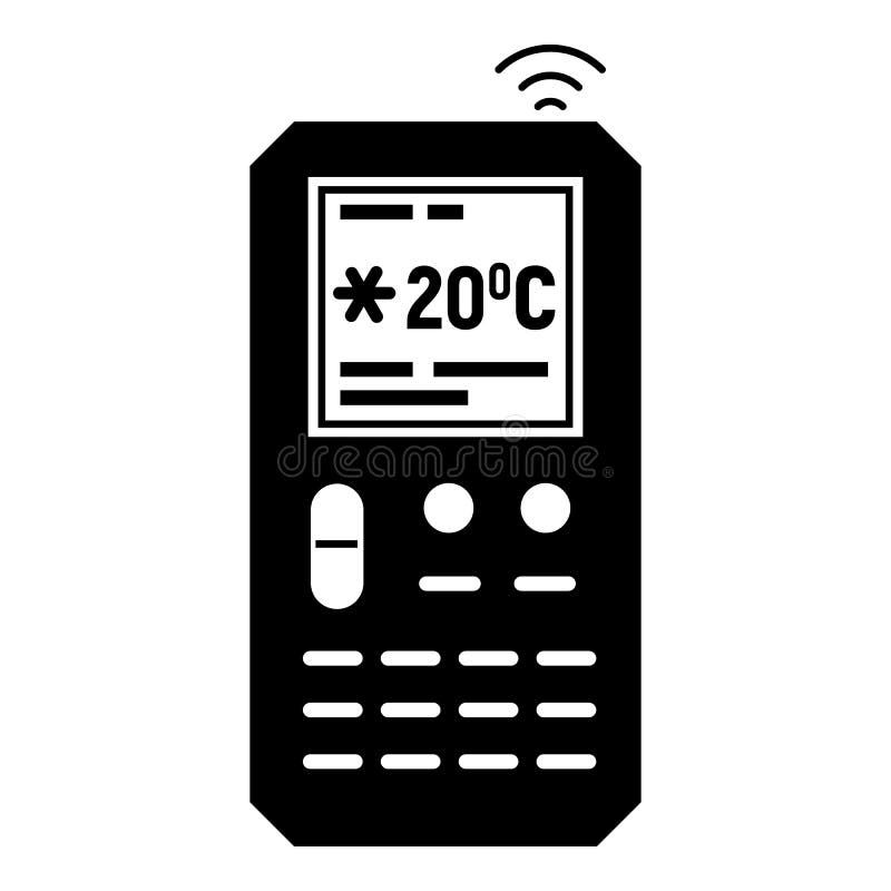 Simple Remote Control Icon Color Outline Vector Stock Vector ...