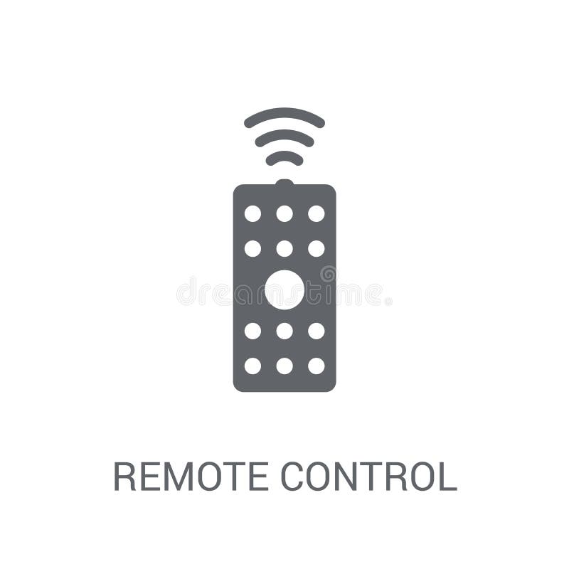 Remote Control Icon. Trendy Remote Control Logo Concept on White Stock ...