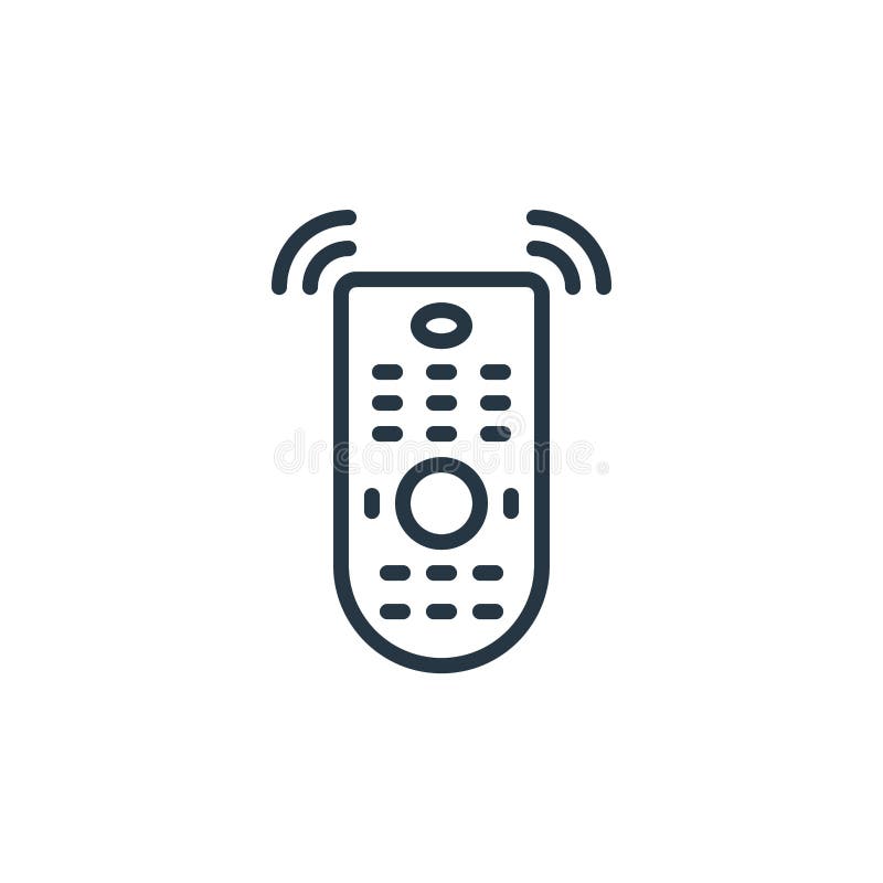 Remote Control Icon Vector from Internet of Things Concept. Thin Line ...