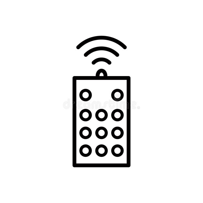 Remote Control Icon Vector Logo Design Template Stock Vector ...