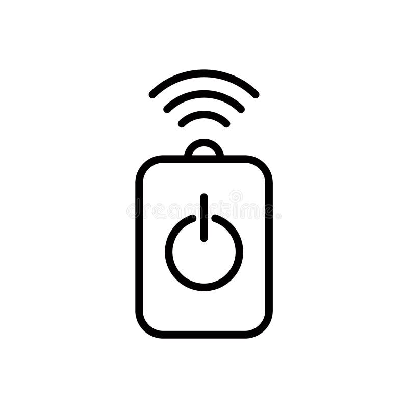 Remote Control Icon Vector Logo Design Template Stock Vector ...