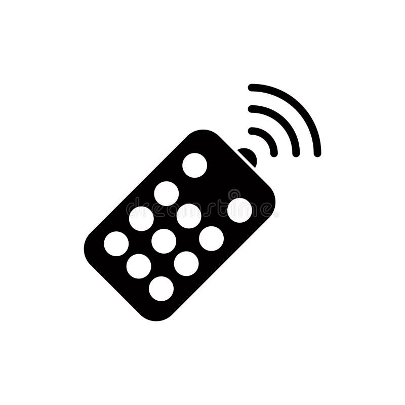 Remote Control Icon Vector Logo Design Template Stock Vector ...