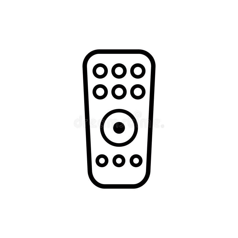 Remote Control Icon Vector Logo Design Template Stock Vector ...