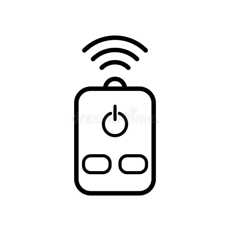 Remote Control Icon Vector Logo Design Template Stock Vector ...