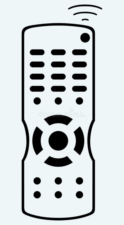 Remote control buttons stock vector. Illustration of closeup - 20852131