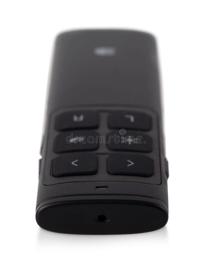 Remote Control Isolated on White Background Stock Photo - Image of ...