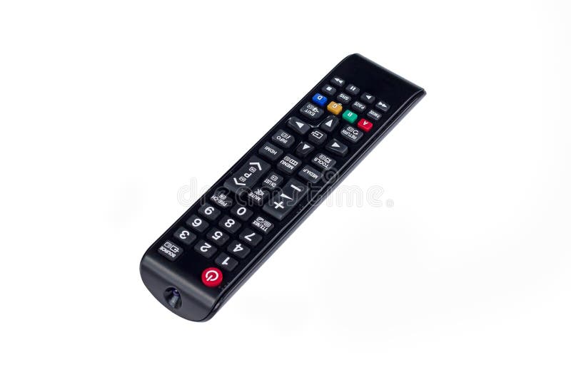 Remote Control Isolated on White Stock Photo - Image of controller ...