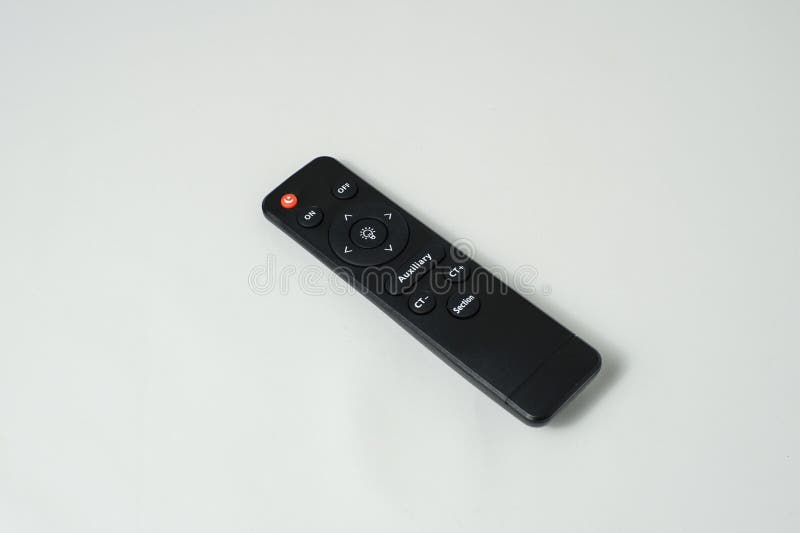 Remote Control for LED Lighting on White Background Stock Image - Image ...