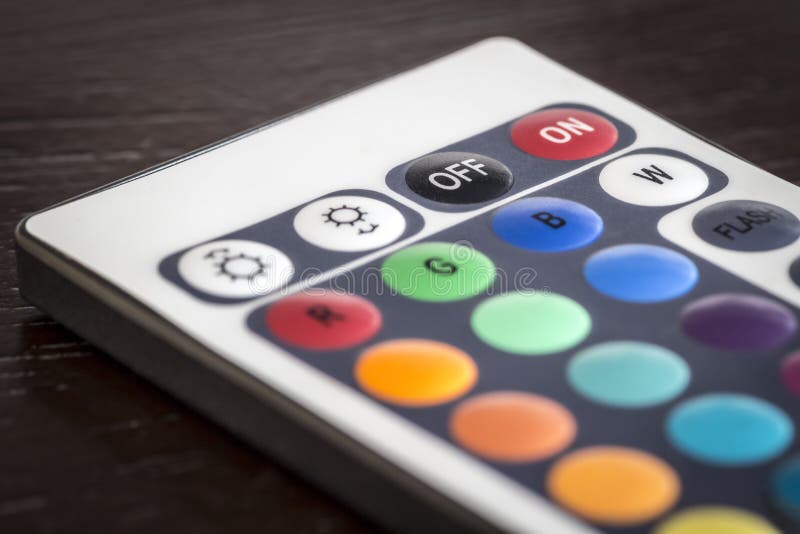 Remote control LED stock photo. Image of electric, modern - 100589406