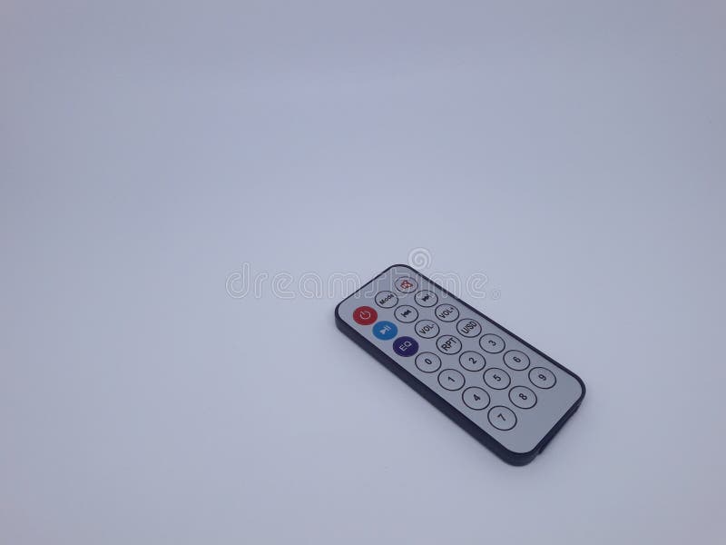The Remote Control with the Left Negative Space Stock Image - Image of ...