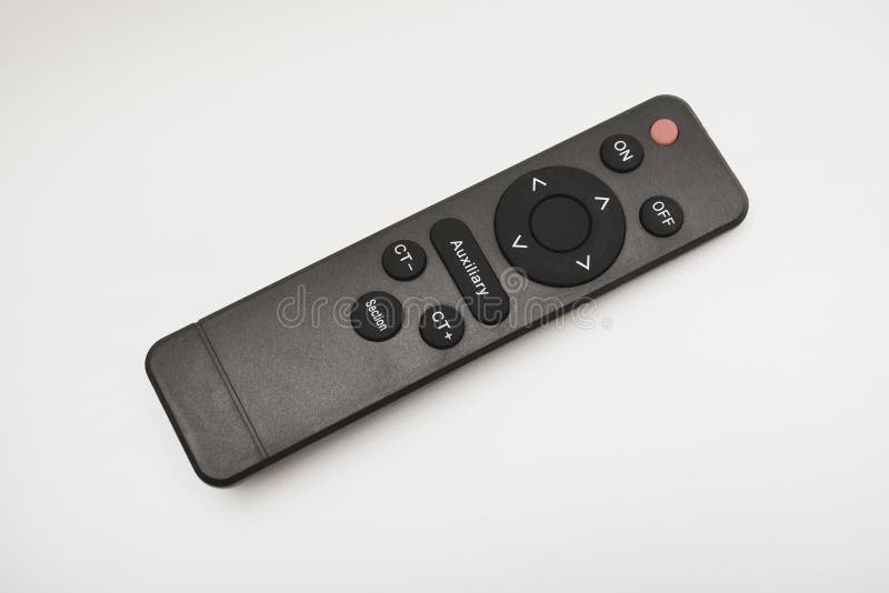 Remote Control for Lighting Equipment. the Control Panel is on a White ...