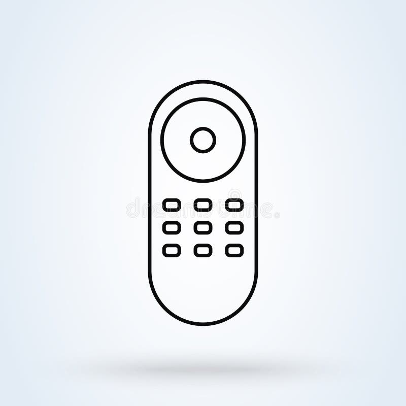 Remote Control Line. Simple Vector Modern Icon Design Illustration ...