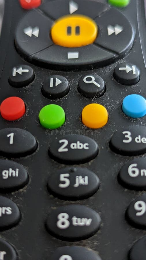 Remote control pad numbers stock photo. Image of controller - 242526428