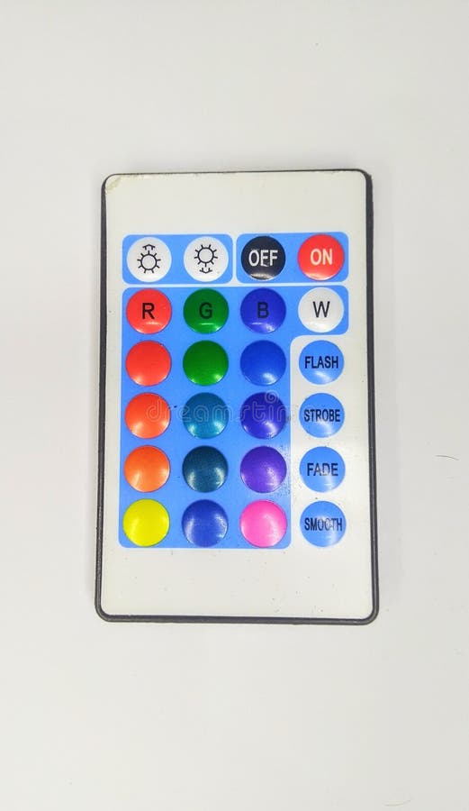 Remote Control Photo on White Paper Stock Photo - Image of change ...