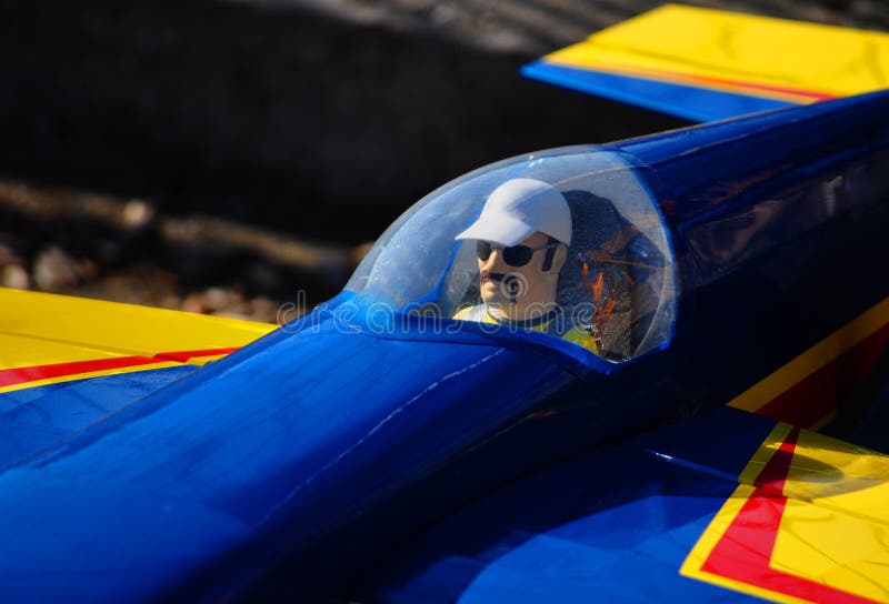 Remote Control Pilot and Plane Stock Photo - Image of scale, remote ...