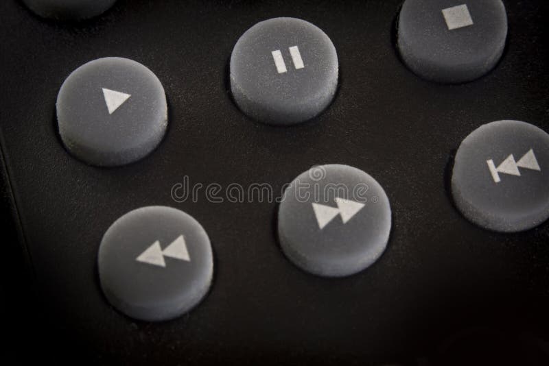 Remote Control Play Button stock image. Image of symbol - 70576291