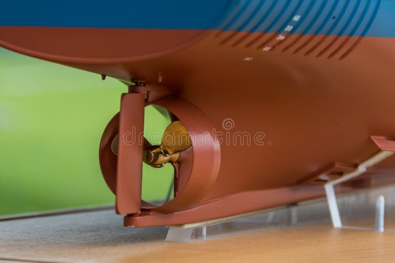 Remote-control Scale Ship at Competitions. Broken Propeller. Editorial ...